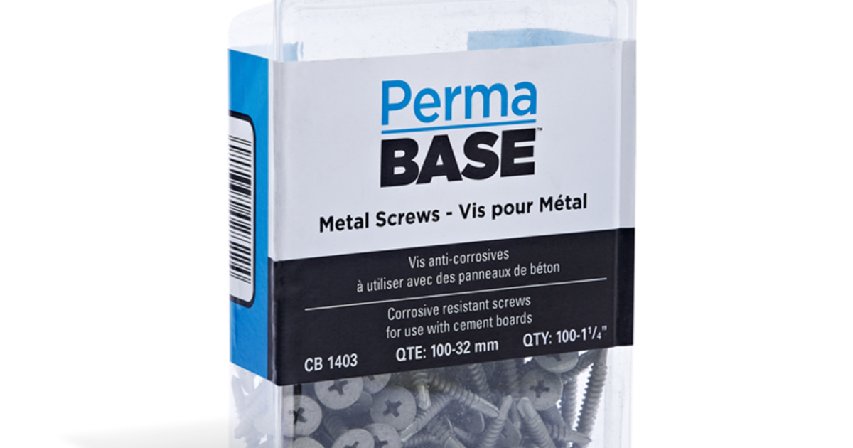 Cement Board Screws | PermaBASE® Building Products