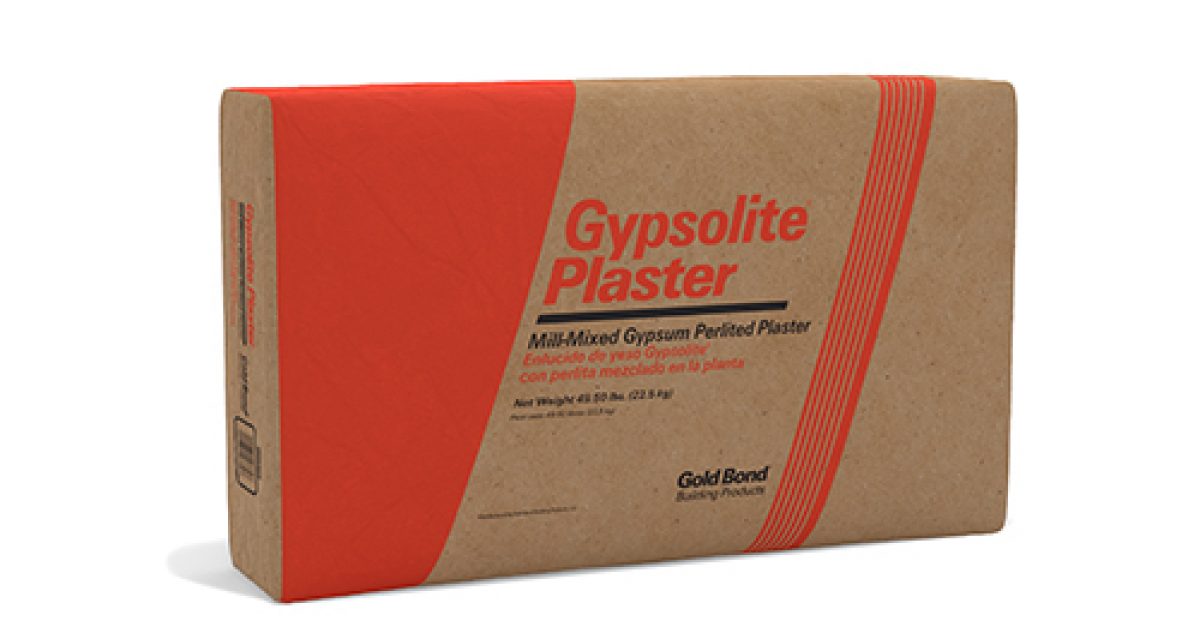 Gold Bond® Gypsolite® Plaster | Lightweight Basecoat Plaster