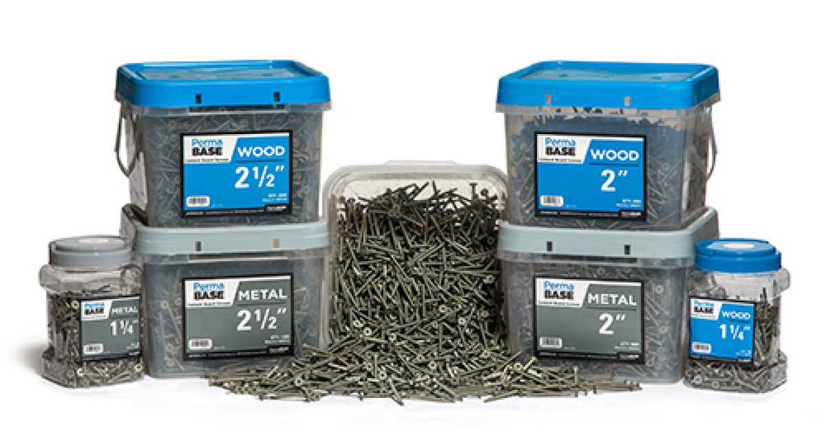 Cement Board Screws | PermaBASE® Building Products