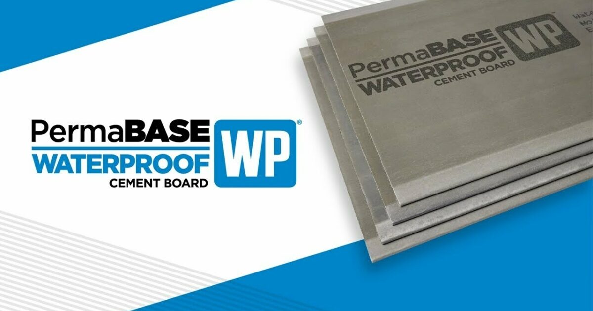 PermaBASE WP Waterproof Cement Board (Video)